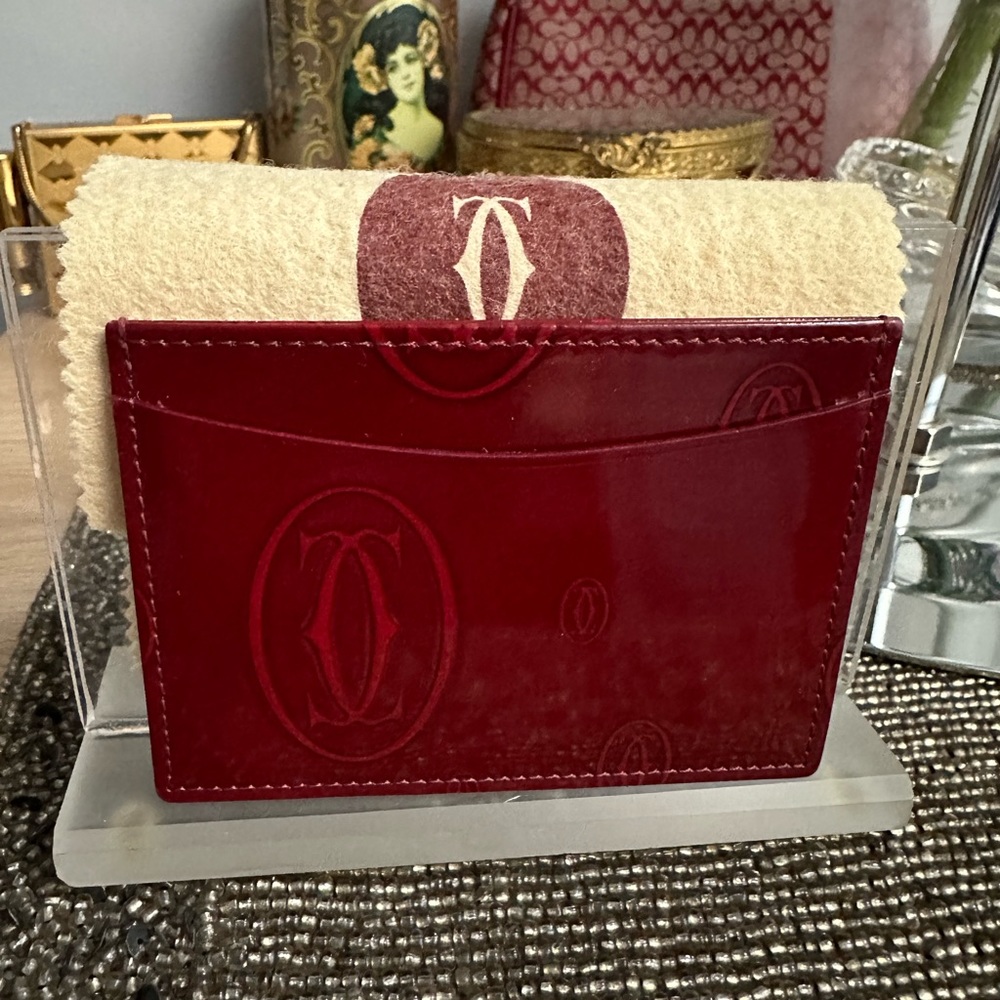 Vintage Cartier Happy Birthday Card Holder With Clean… - Gem